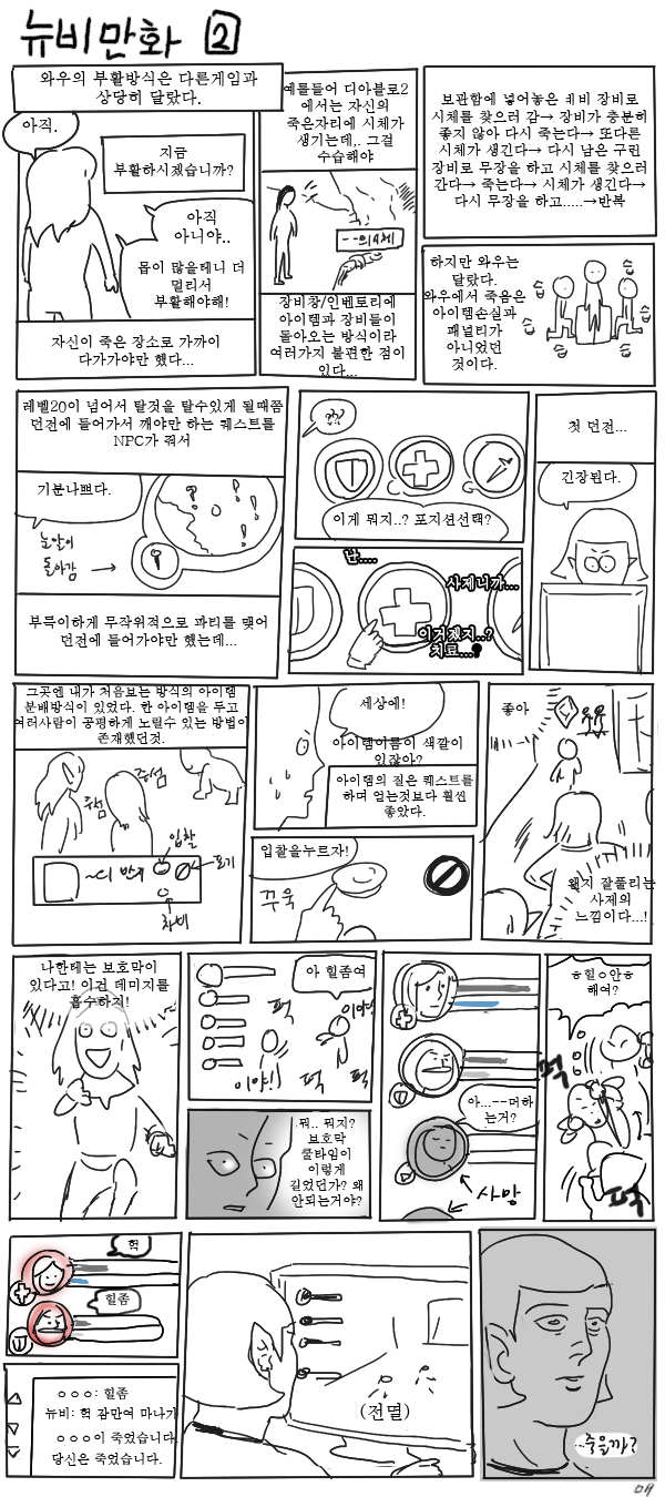월드 오브 워크래프트 인벤 뉴비의 만화 와우 인벤 팬아트 갤러리