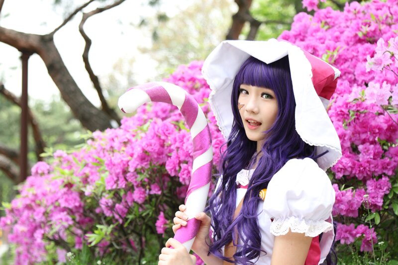 Cosplay 코스프레 리그오브레전드 달콤쌉싸름한 룰루 Vortex Gaming