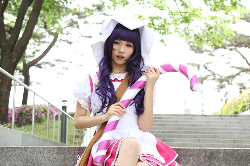Cosplay 코스프레 리그오브레전드 달콤쌉싸름한 룰루 Vortex Gaming