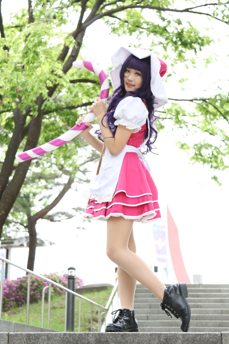 Cosplay 코스프레 리그오브레전드 달콤쌉싸름한 룰루 Vortex Gaming