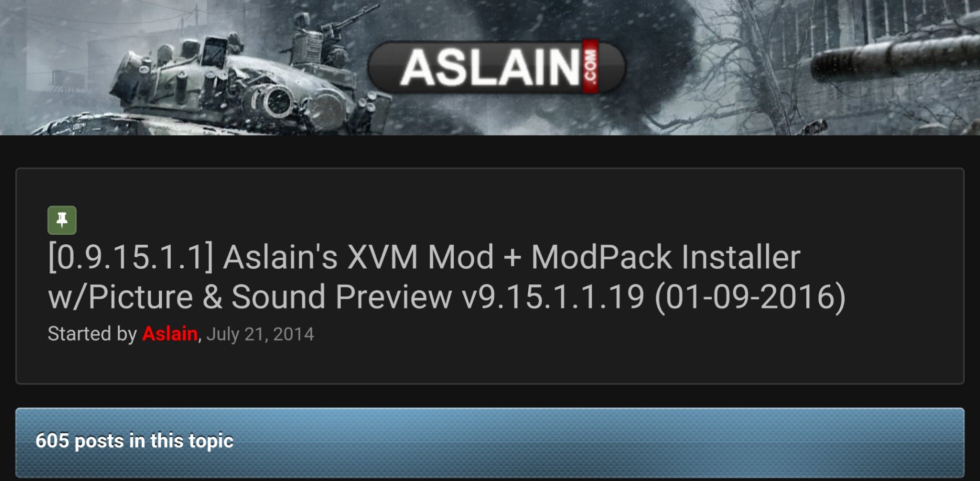 월드오브탱크 인벤 : [0.9.15.1.1] Aslain's ModPack v9.15.1.1.19 - 월드오브탱크 인벤 모드자료실