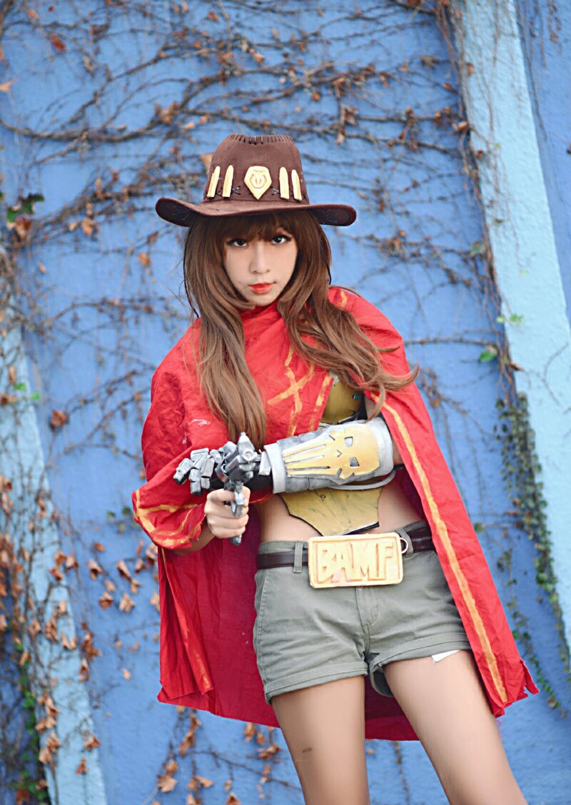 Cosplay 코스프레 오버워치 맥크리 여체화 Vortex Gaming
