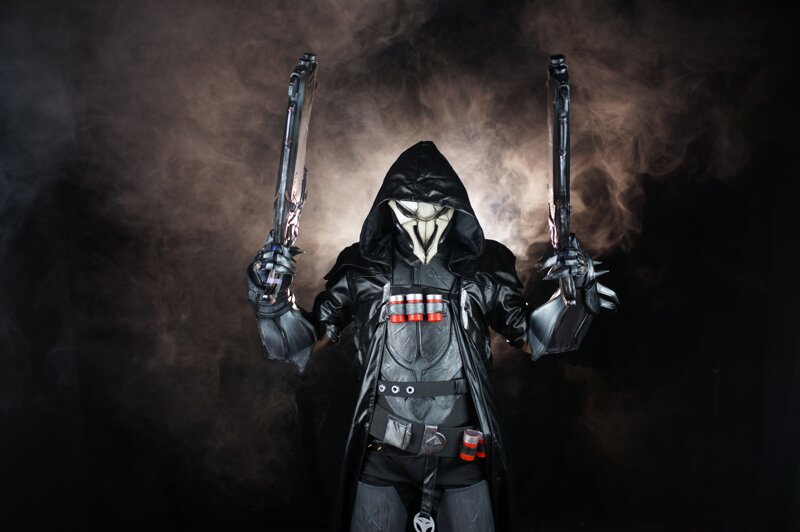 Cosplay 코스프레 오버워치 리퍼 Vortex Gaming