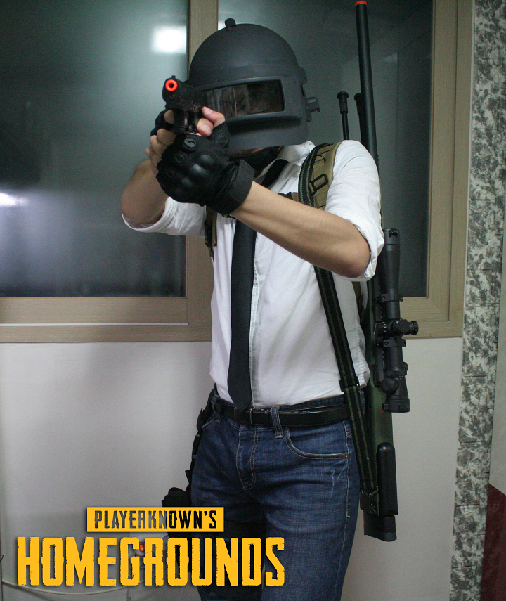 Cosplay 코스프레 배틀그라운드 코스프레 야외샷 추가 Vortex Gaming
