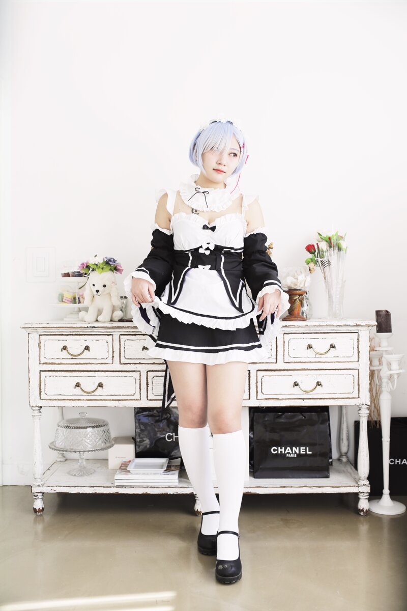 Cosplay 코스프레 리제로 렘 코스프레 Vortex Gaming