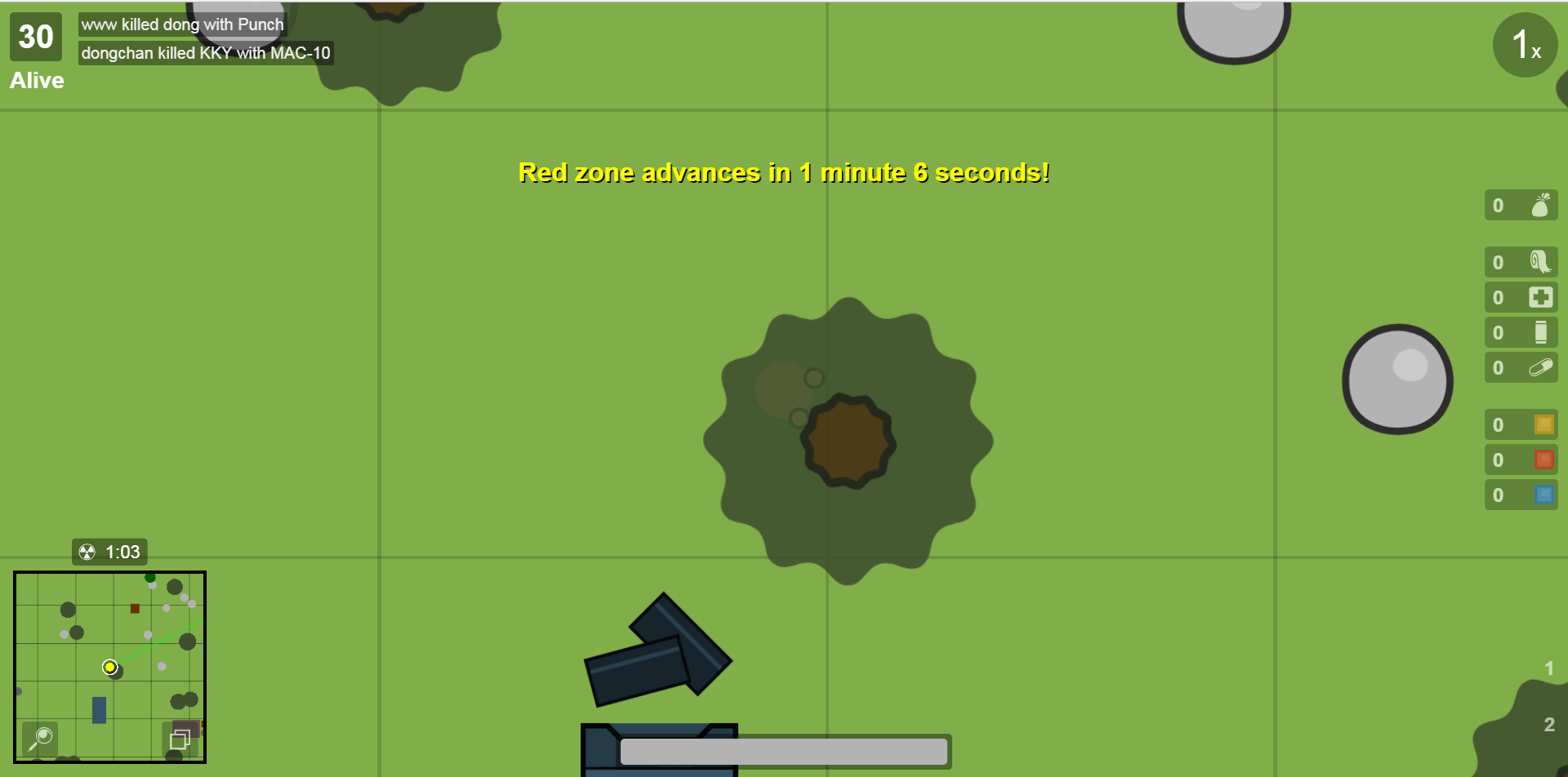 플래쉬게임) 2D 배틀로얄(PUBG) - 오픈이슈갤러리 - 인벤