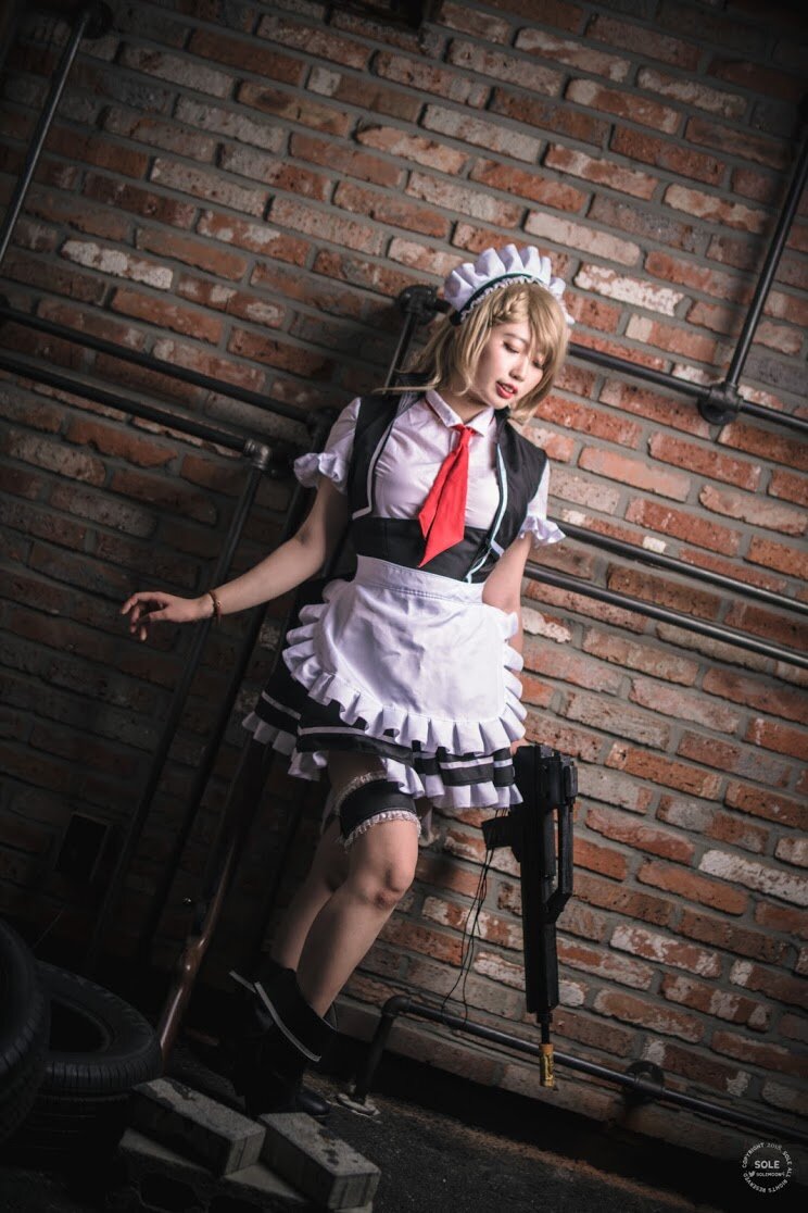 Cosplay 코스프레 오늘부터 주인님의 전속 메이드가 되어 봉사하겠습니다 G36 Vortex Gaming