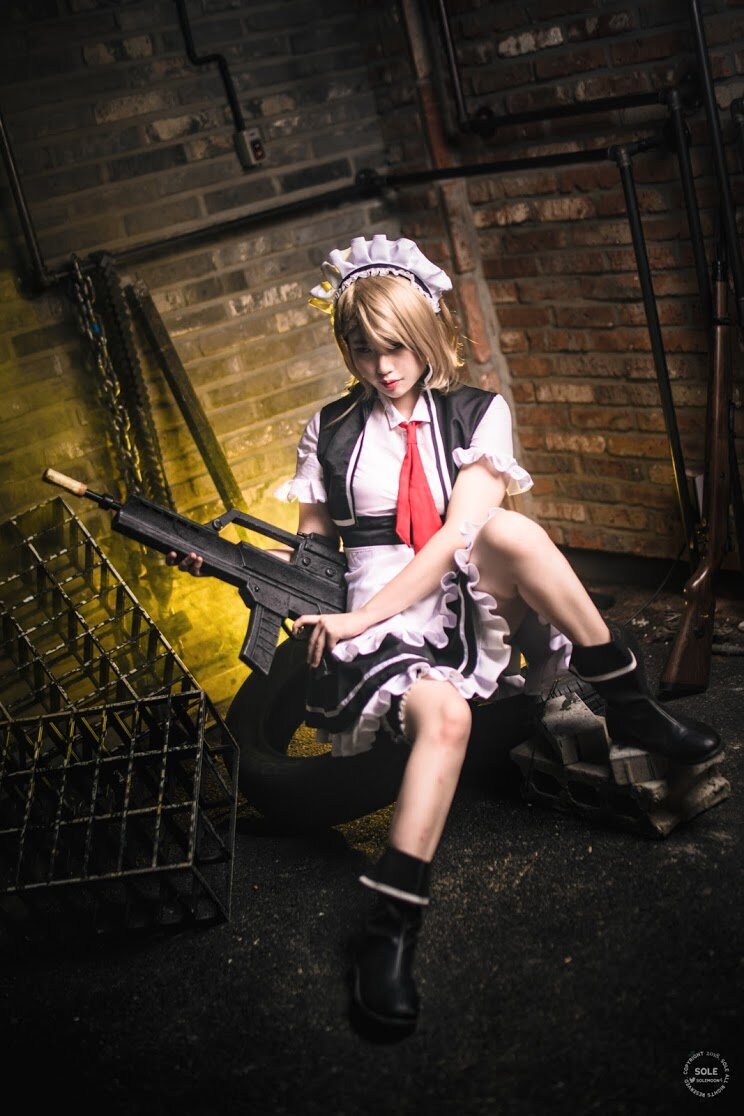 Cosplay 코스프레 오늘부터 주인님의 전속 메이드가 되어 봉사하겠습니다 G36 Vortex Gaming