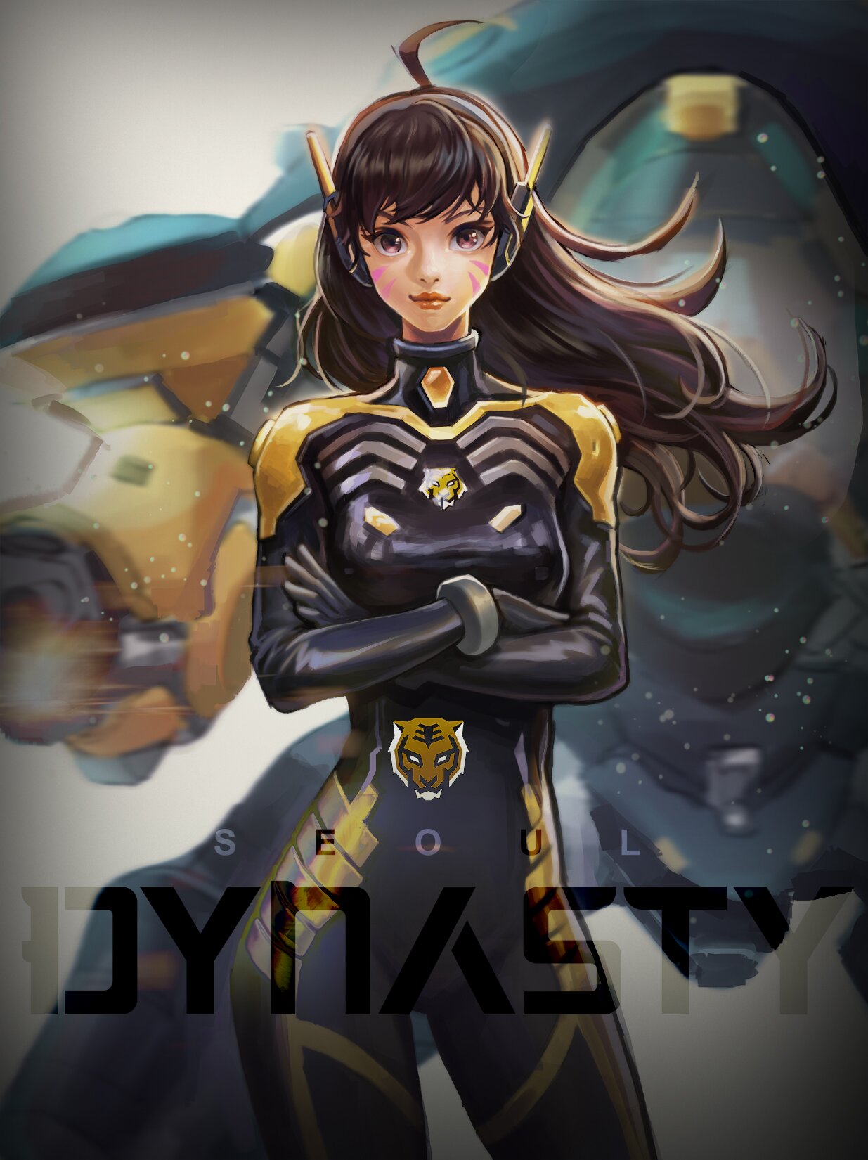 오버워치2 인벤 사랑을 담아 디바 Dva 오버워치2 인벤 팬아트 게시판
