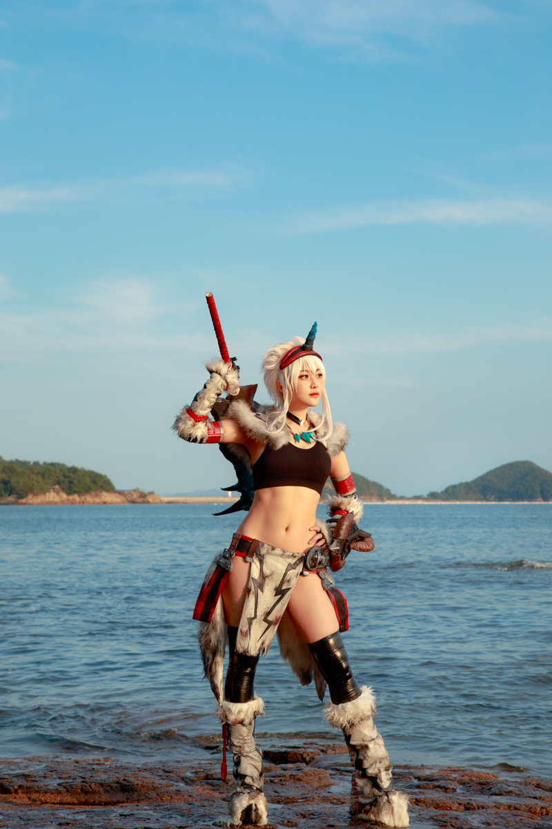 Cosplay 코스프레 금봉당 몬스터헌터 키린셋트 Vortex Gaming