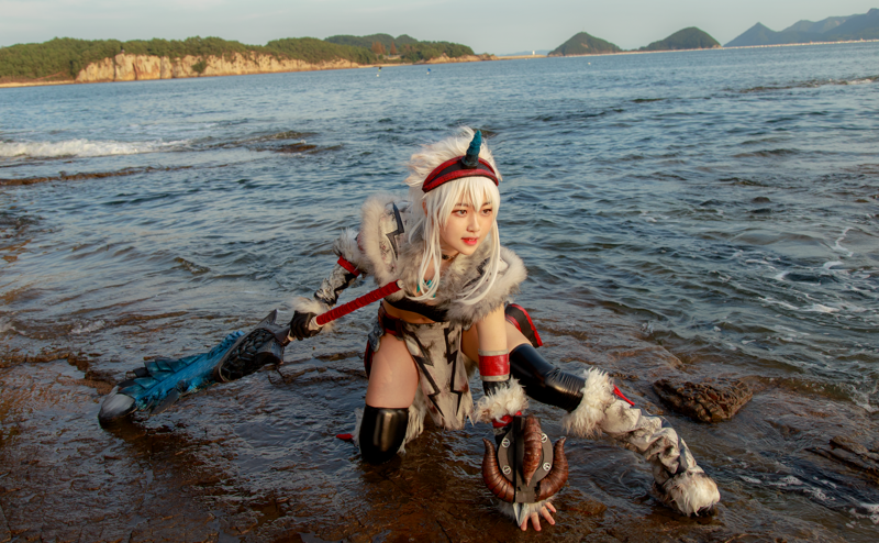 Cosplay 코스프레 금봉당 몬스터헌터 키린셋트 Vortex Gaming