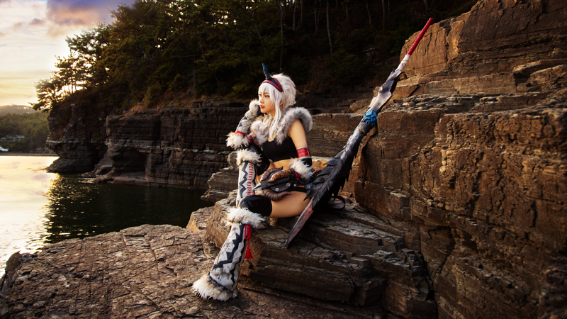 Cosplay 코스프레 금봉당 몬스터헌터 키린셋트 Vortex Gaming